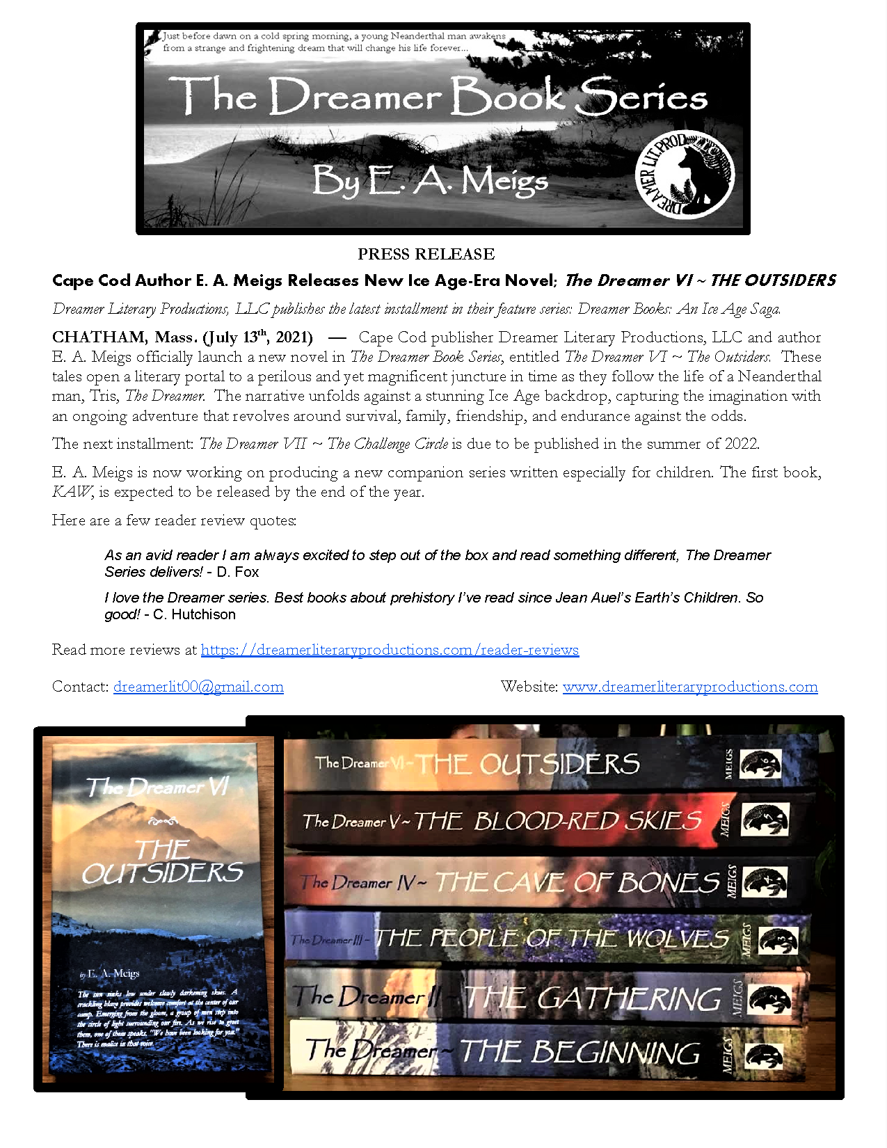 The Dreamer Book Series – World of Paleoanthropology